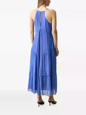 PEDRO DEL HIERRO Ruffled Beaded-strap Maxi Dress