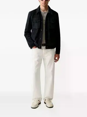 Rag & Bone Rb Suede Flap-pocket Jacket