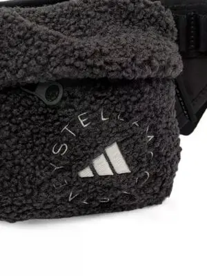 Adidas By Stella McCartney Fleece Texture Logo Print Belt Bag