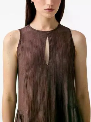 VICOLO Key-hole Midi Dress