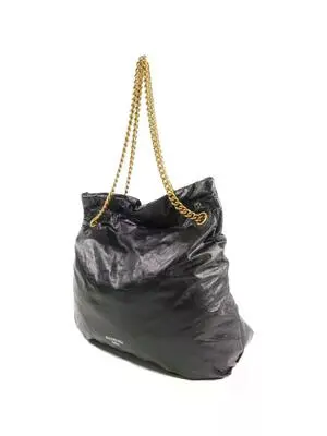 Balenciaga Crush Chain Shoulder Bag - Black
