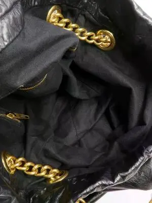 Balenciaga Crush Chain Shoulder Bag - Black