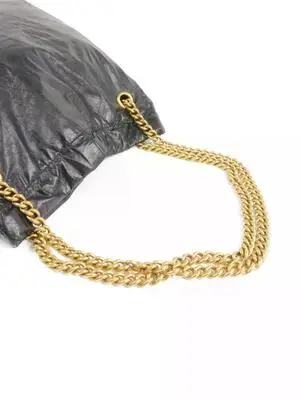Balenciaga Crush Chain Shoulder Bag - Black