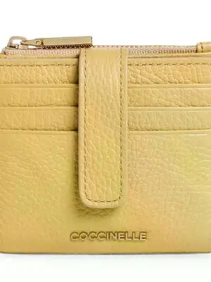 COCCINELLE Grained-leather Cardholder