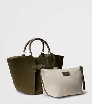 Ralph Lauren Suede Tote Bag