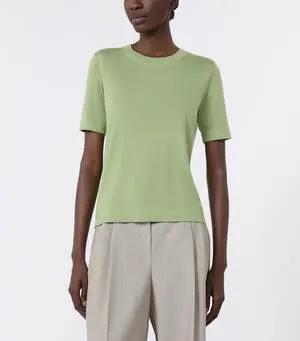 Max Mara Wool-silk Knit Top
