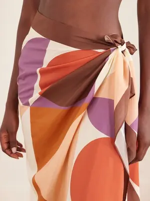 ERES Luisa Printed Cotton And Silk-blend Sarong