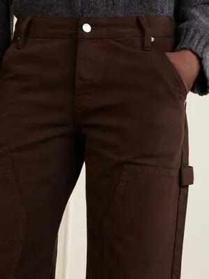 ST. AGNI Carpenter Regenerated Cotton-canvas Straight-leg Jeans