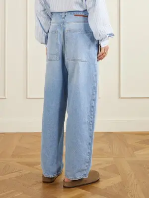 Studio Nicholson Cahuin Belted Mid-rise Wide-leg Jeans