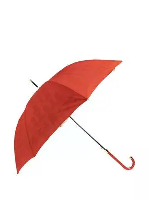 Moschino Logo-print Curved-handle Umbrella