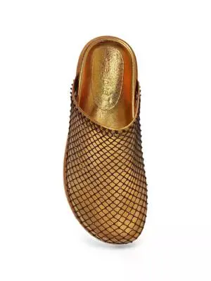 FORTE_FORTE Crystal-embellished Flat Mules