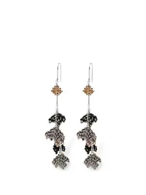 Isabel Marant Étoile Catalina Crystal-embellished Drop Earrings - Silver