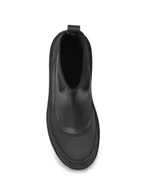 Moncler Vera Edge Leather Ankle Boots