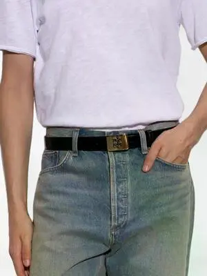 Dsquared2 Logo-plaque Leather Belt
