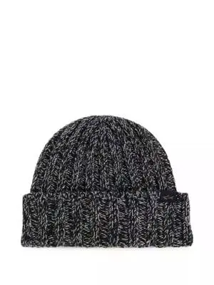 Paul & Shark Ribbed-knit Beanie Hat - Blue
