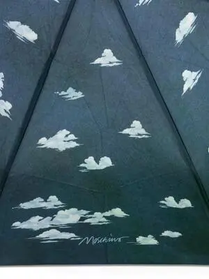 Moschino Cloud-print Folding Umbrella