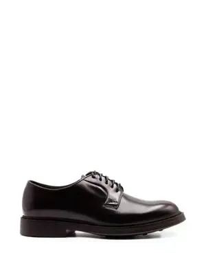 DOUCAL'S Leather Derby Shoes - Red