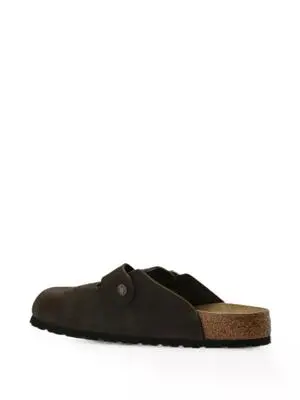 BIRKENSTOCK Boston Buckle-fastening Mules - Brown