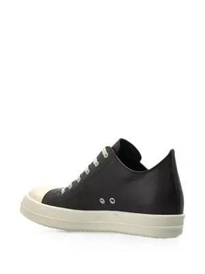 Rick Owens Low Sneaks Leather Sneakers - Brown