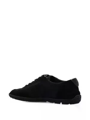 Giorgio Armani Suede-panelled Low-top Sneakers