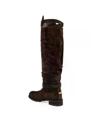 JIMMY CHOO Biker Kb Buckle-fastening Boots