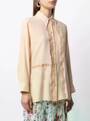 Chloé Lace Trim Shirt