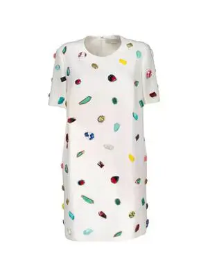 Stella McCartney Crystal-embellishment Mini Dress
