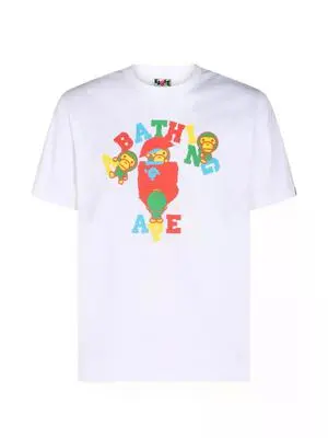 BAPE BLACK BY *A BATHING APE® Graphic-print T-shirt - White