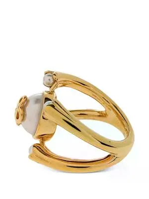 Casablanca Lotus Pearl Ring