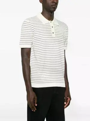 A.p.c. Striped Short-sleeve Polo Shirt