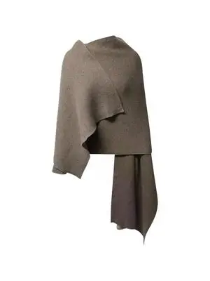 Agnona Wrap Cashmere Sweater - Grey