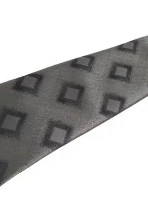 Giorgio Armani Geometric-pattern Silk Tie