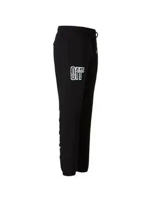 Off-White Motion Arrow Cuffed Logo-print Track Pants
