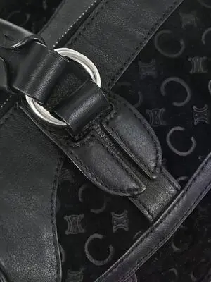 Celine Macadam Suede Travel Bag