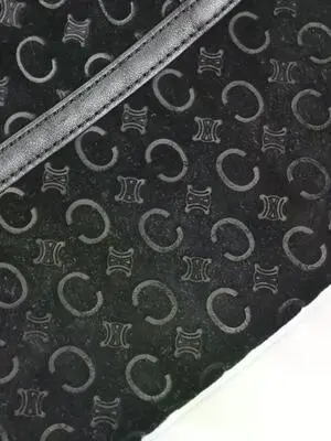Celine Macadam Suede Travel Bag