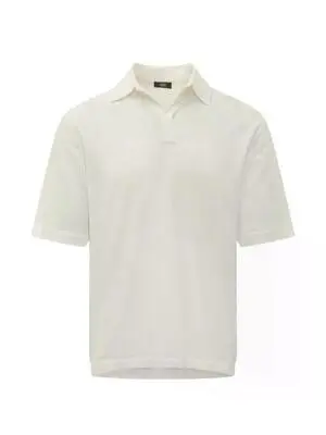 HOSIO Terry-cloth Polo Shirt - Neutrals
