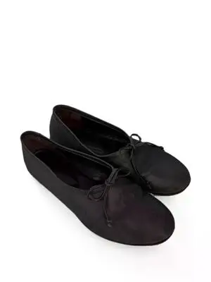By Far Agnes High-cut Ballet Flats With Bow Detailing