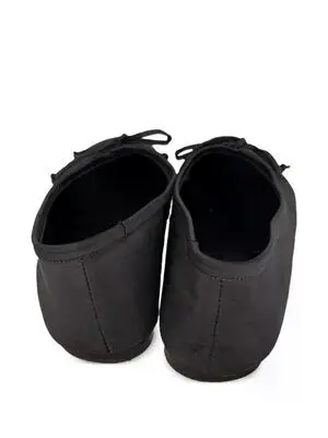 By Far Agnes High-cut Ballet Flats With Bow Detailing