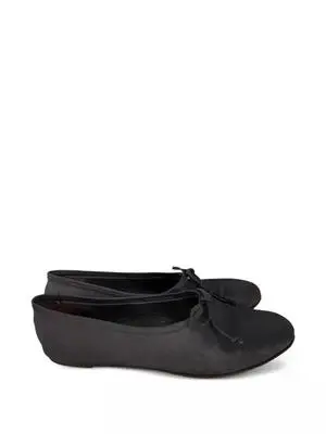 By Far Agnes High-cut Ballet Flats With Bow Detailing