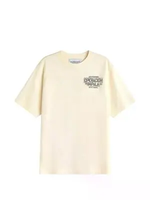 LES HÉRITIERS Operación Impala Graphic-print T-shirt - Neutrals