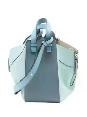 Loewe 2010-2026 Small Bicolor Leather Hammock Satchel