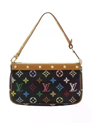 LOUIS VUITTON 2003 Monogram Multicolore Pochette Accessoires Shoulder Bag - Black
