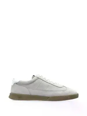 Emporio Armani Suede Leather Sneakers - Grey
