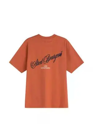 LES HÉRITIERS Logo-print Cotton T-shirt