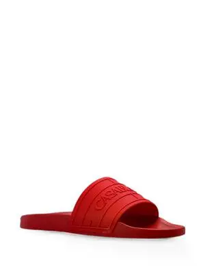 Casablanca Logo-embossed Slides