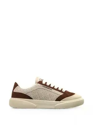 Casablanca Del Mar Monogram-print Sneakers - Neutrals