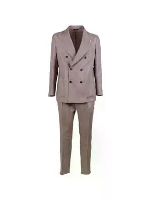 TOMBOLINI Zero Gravity Double-breasted Linen Suit - Pink