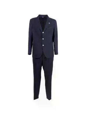 TOMBOLINI Zero Gravity Single-breasted Wool Suit - Blue