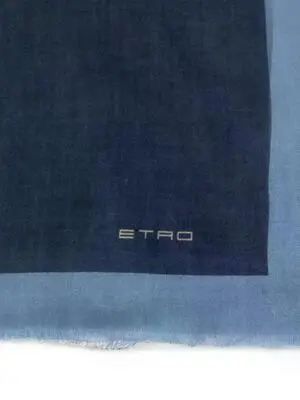 Etro Paisley-pattern Frayed Scarf