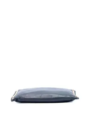 Miu Miu Studded Leather Zip Clutch Bag